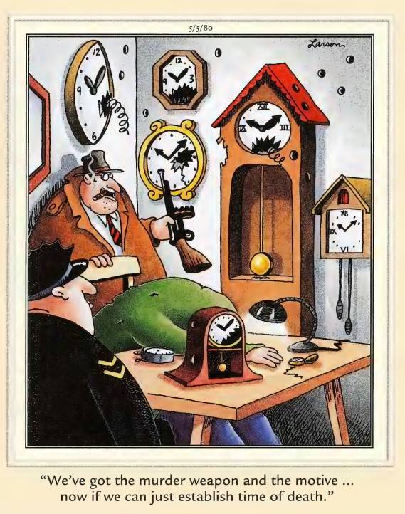 The Funniest Far Side Comics With Detectives and Murder Mysteries