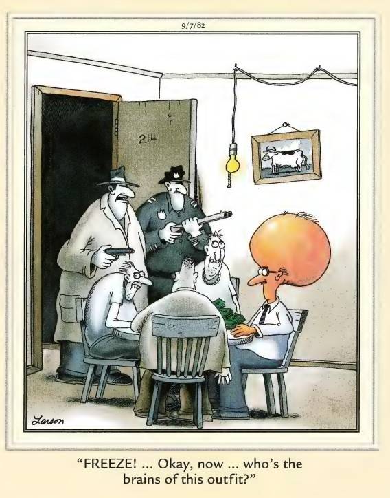 The Funniest Far Side Comics With Detectives and Murder Mysteries