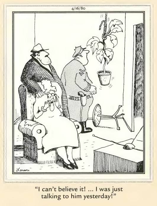 The Funniest Far Side Comics With Detectives and Murder Mysteries