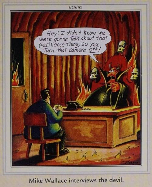 10 Hilarious Far Side Comics Starring Demons
