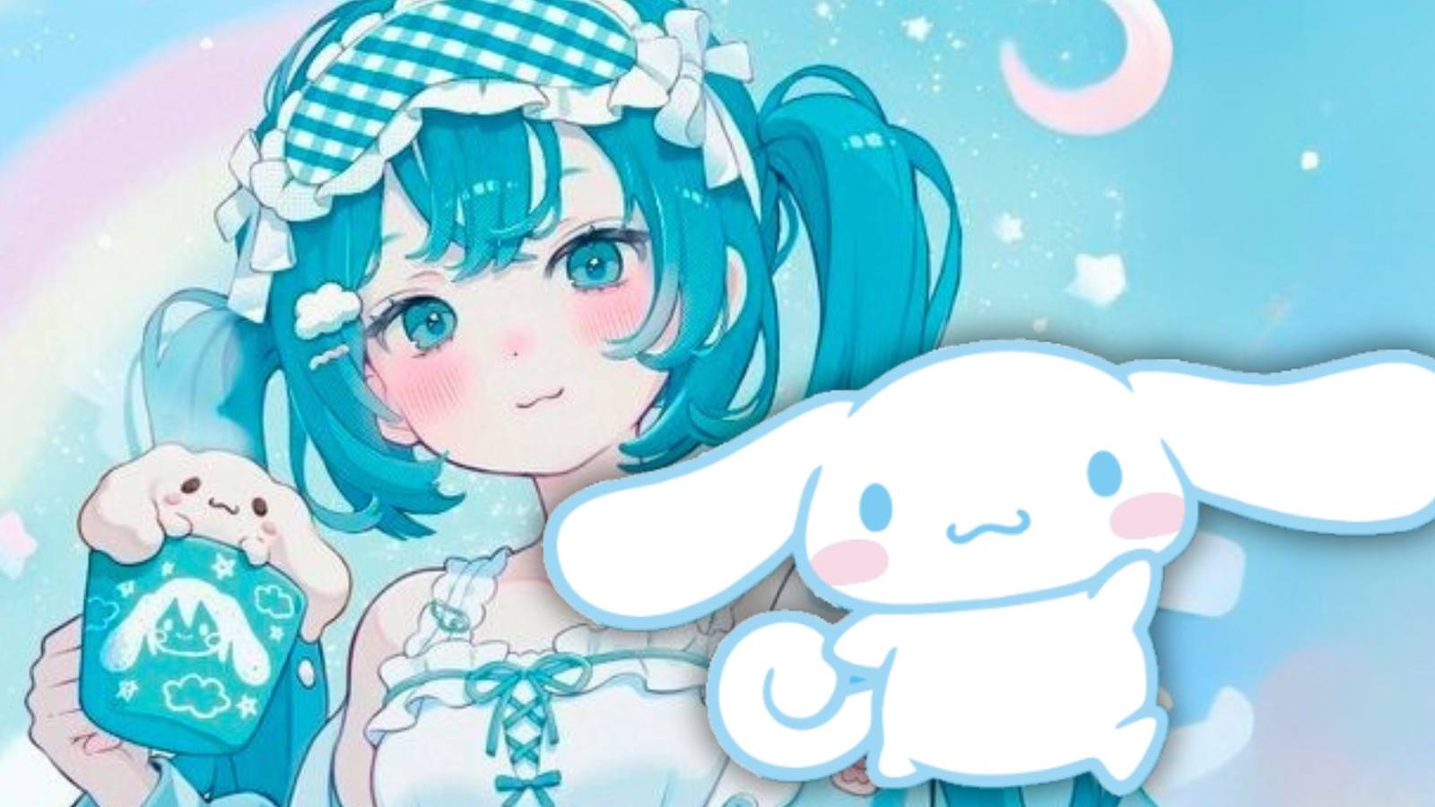 Hatsune Miku Reunites With Cinnamoroll for the Pajama Party of Fans ...