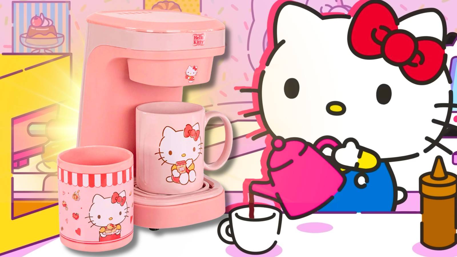 Hello Kitty Gives Morning Caffeine Lovers the Ultimate Kawaii Coffee Fix