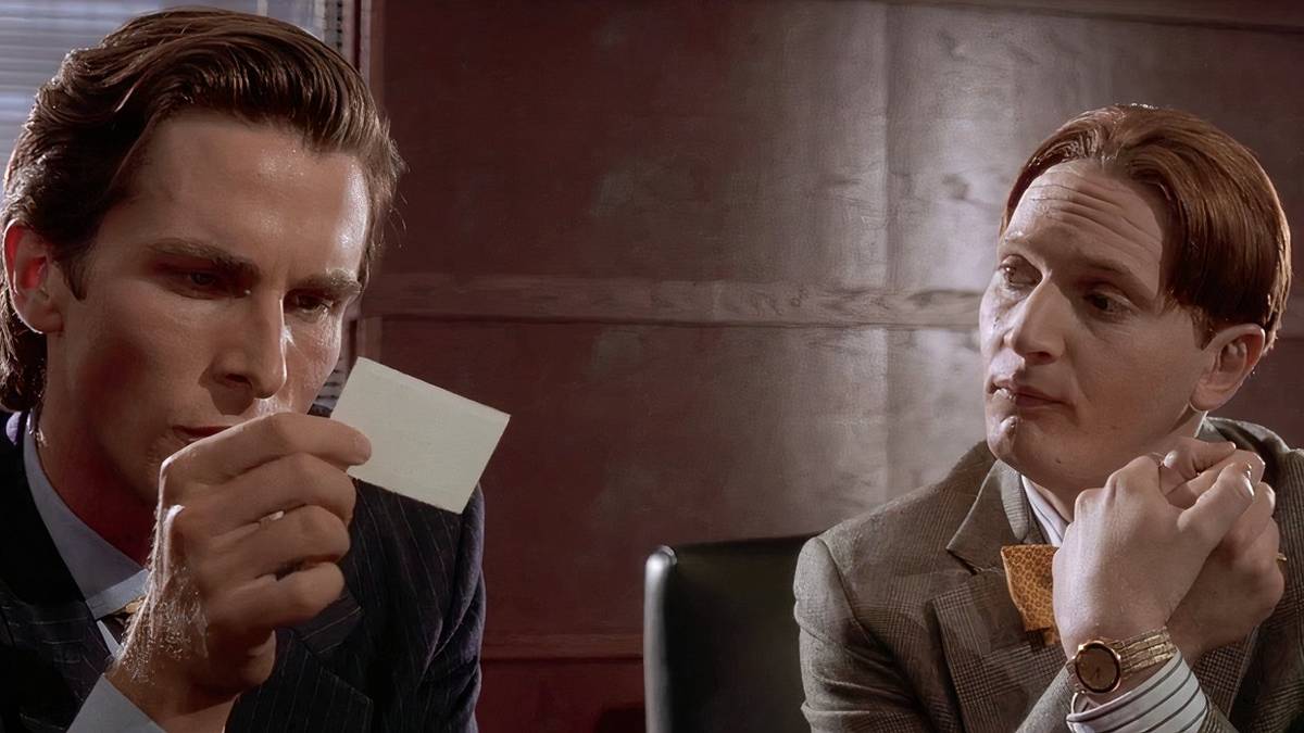 Patrick Bateman's Business Card Has a Secret Hidden Meaning in American Psycho