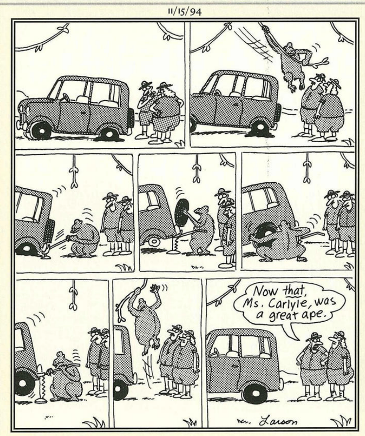 10 Funniest Far Side Comics About Driving and Cars