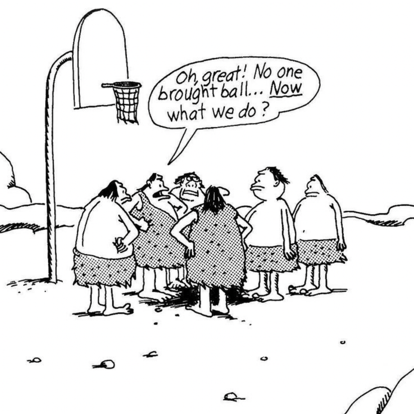 10 Funniest Far Side Comics About Basketball