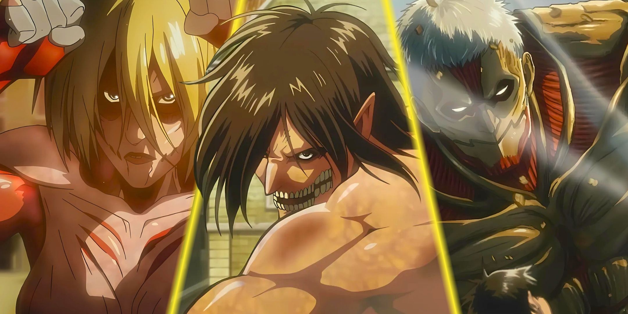 Every Titan-Shifter In Attack On Titan, Ranked From Weakest to Strongest