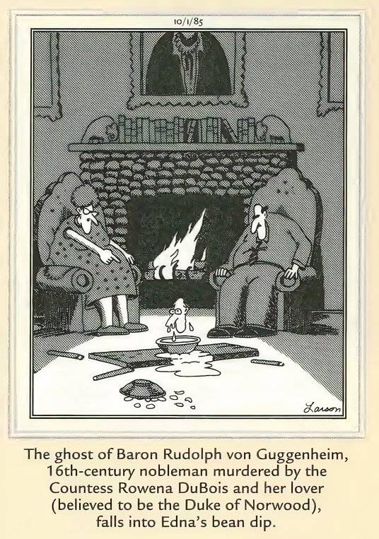 10 Hilarious The Far Side Comics About Haunted Houses, Ranked