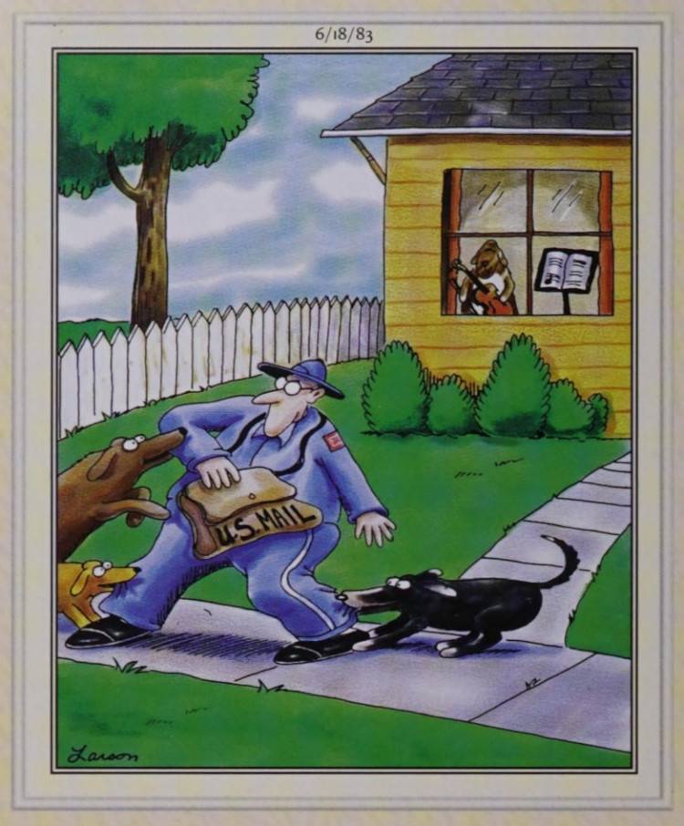 10 Funniest Far Side Comics Featuring Postal Workers, Ranked