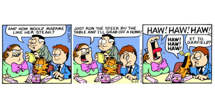 The 30 Funniest Garfield Comic Strips Of All Time