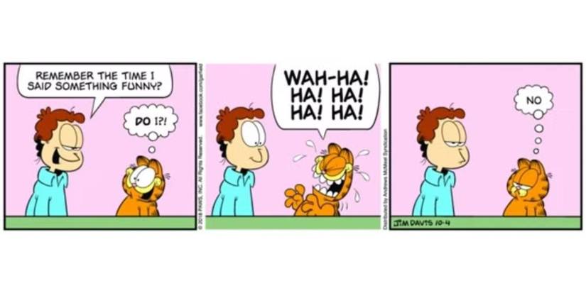 The 30 Funniest Garfield Comic Strips Of All Time