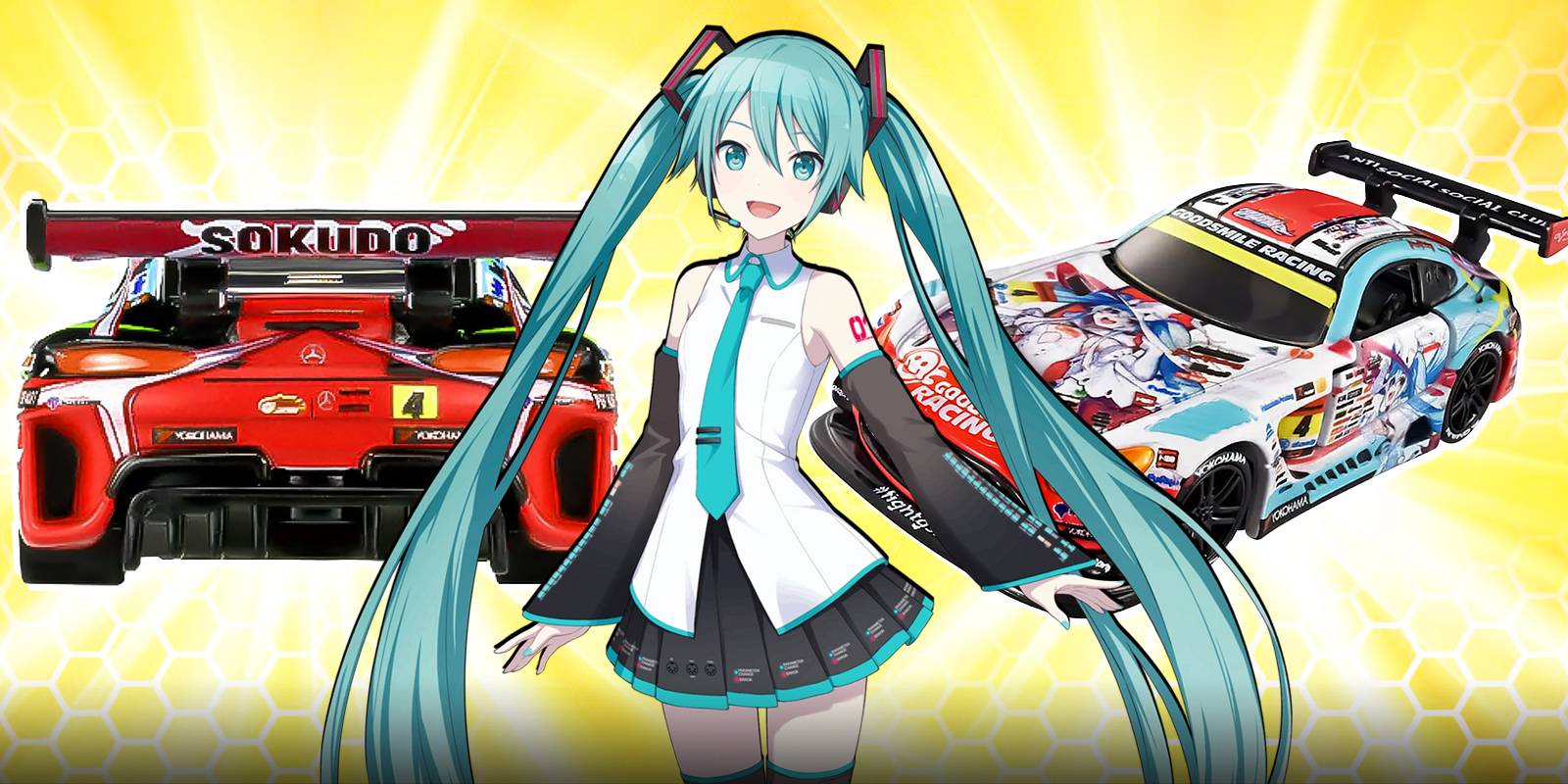 Hatsune Miku's Official Mercedes Race Car Transformed Into Diecast ...
