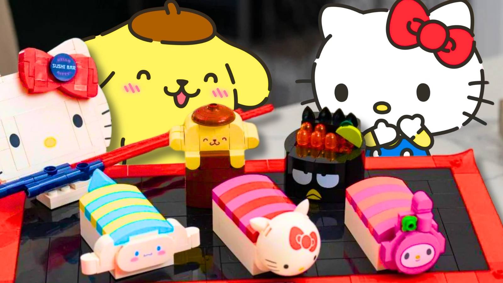 Hello Kitty & Friends Transform Into Adorable Collectible Sushi Set in ...