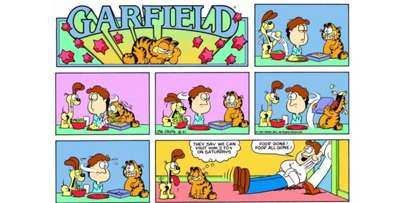 The 30 Funniest Garfield Comic Strips Of All Time
