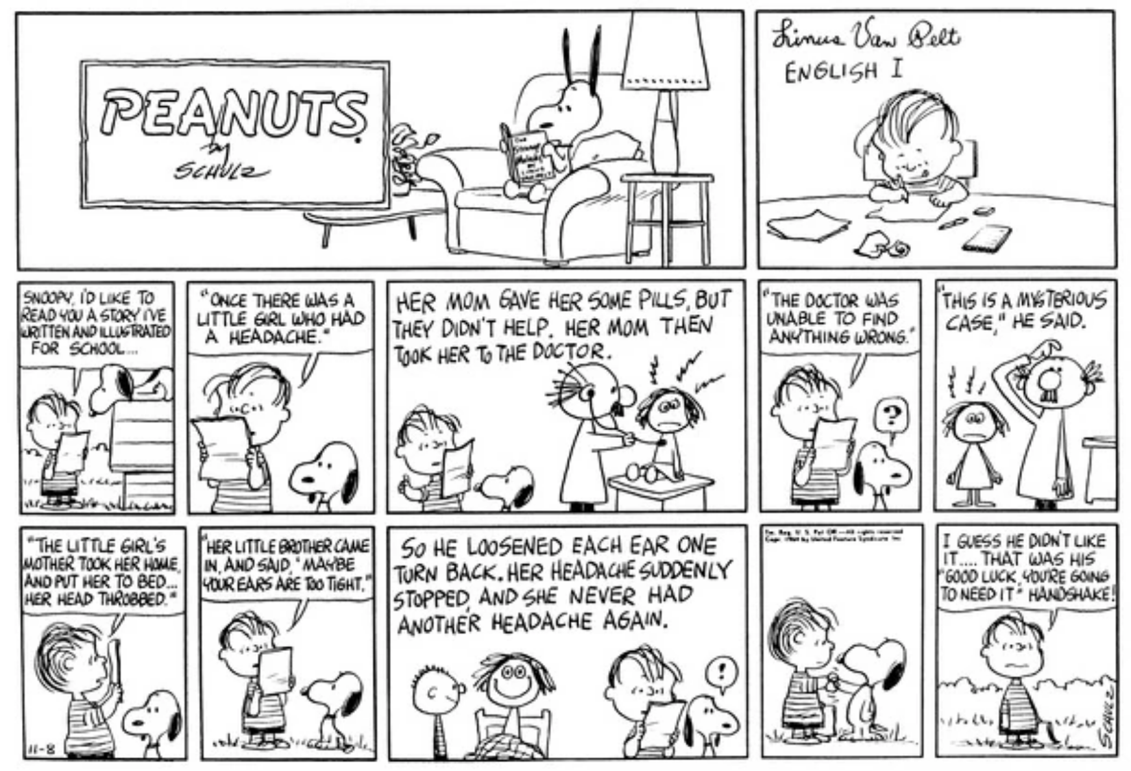 10 Funniest Peanuts Comic Strips Starring Adults