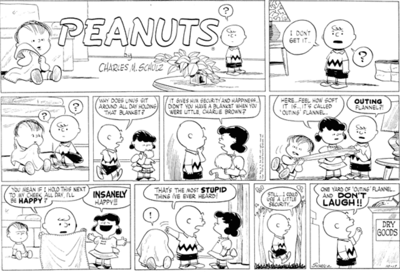 10 Funniest Peanuts Comic Strips Starring Adults