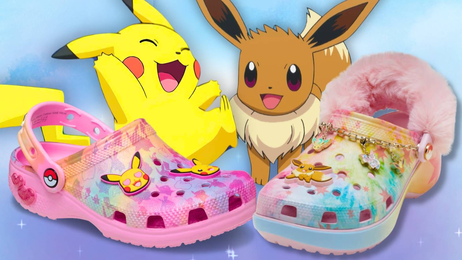 Pokémon and Crocs Reunite for New U.S. Release Starring Pikachu, Eevee ...