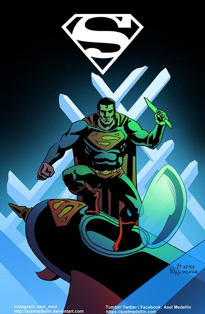 Line it is Drawn: Superman Takes Over Classic Comic Covers