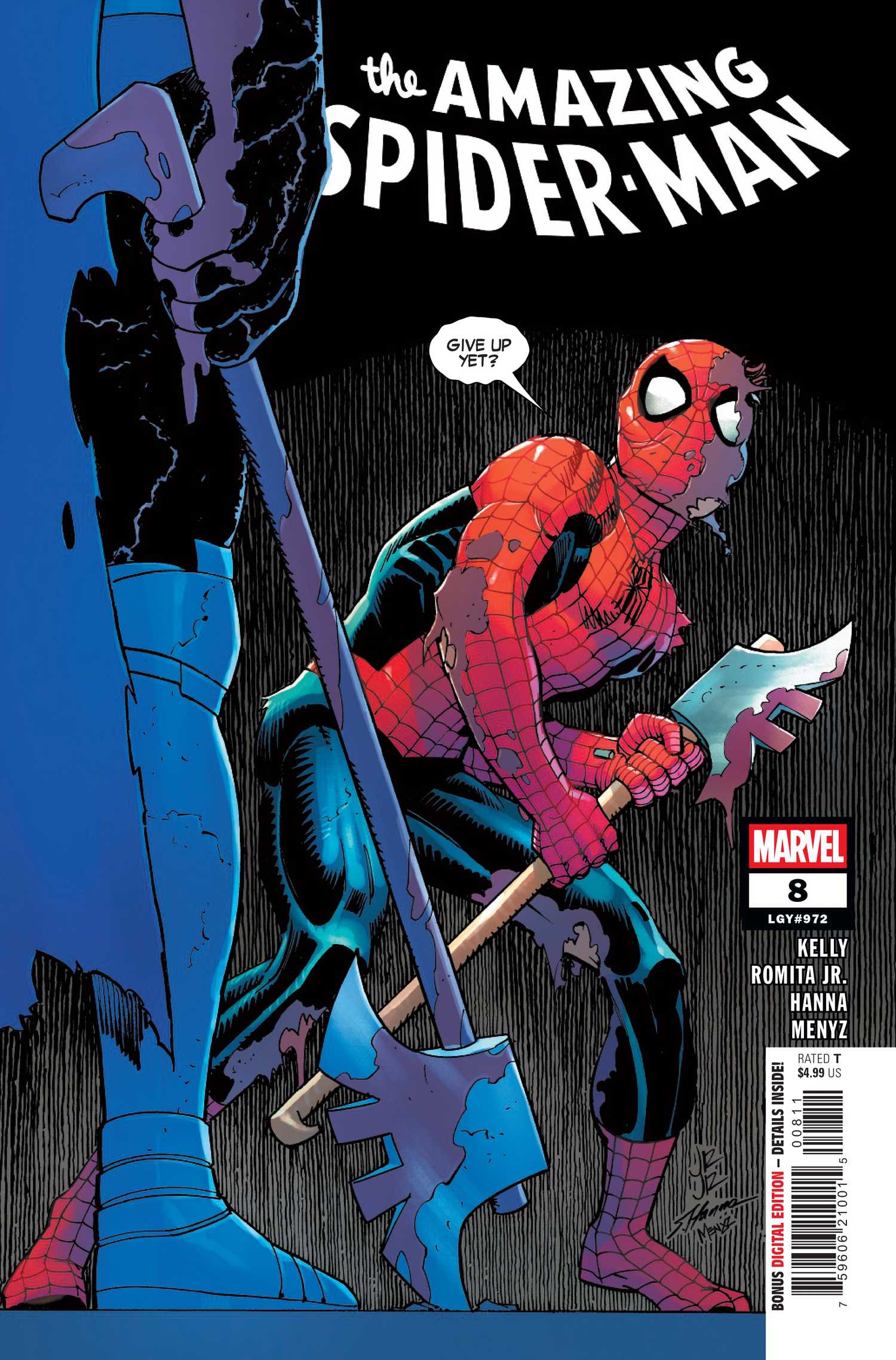Spider-Man Just Isn't Strong Enough for His New Nemesis, Hellgate, in ...