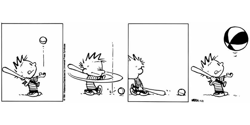 15 Best Calvin and Hobbes Strips Without Words