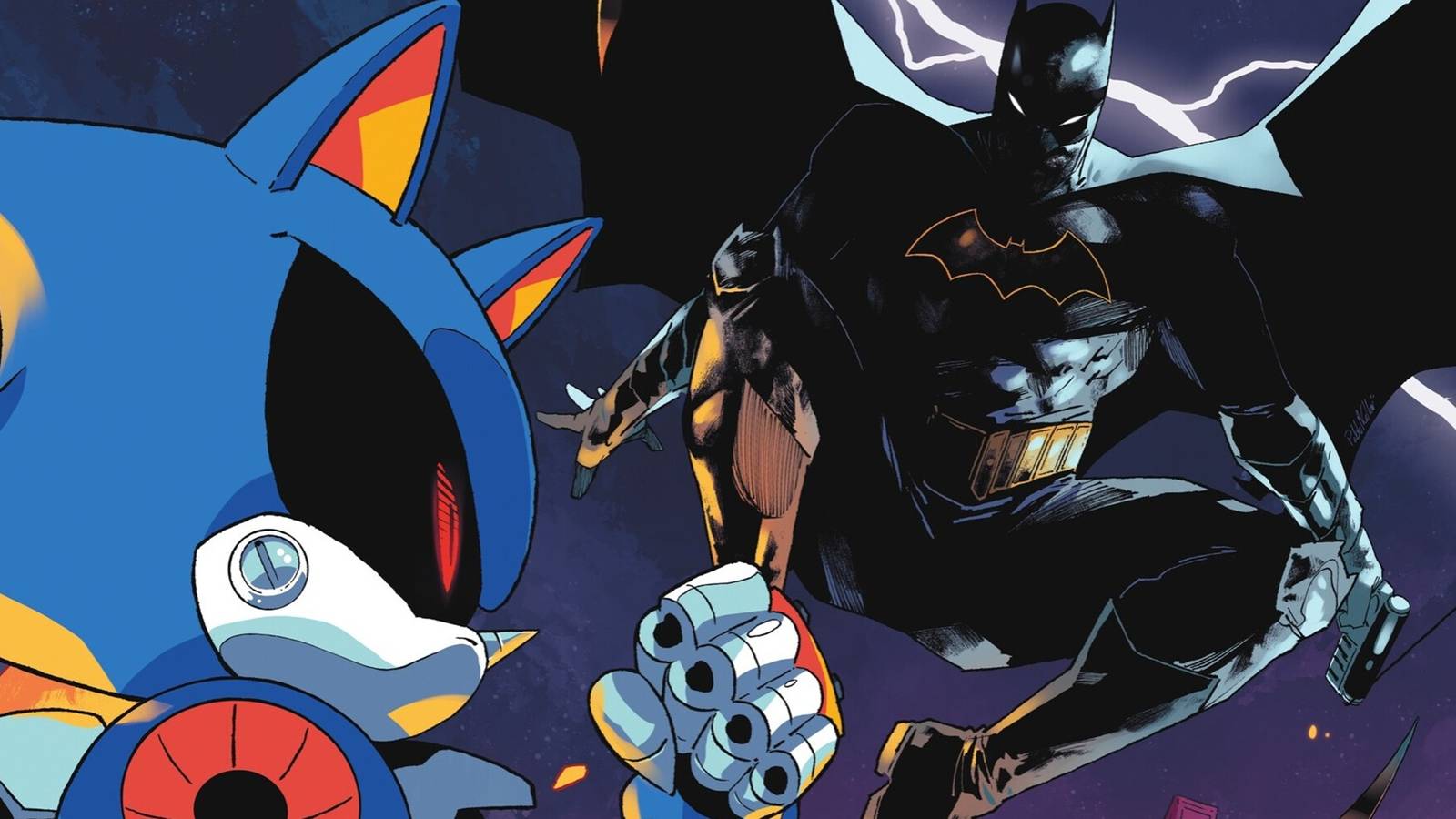 Batman Takes on Mecha Sonic in DC x Sonic the Hedgehog #4