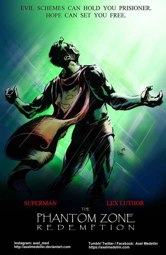 Superman Takes Over Classic Movie Posters in The Line it is Drawn