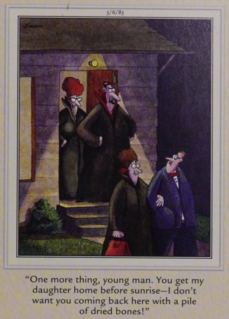 10 Hilarious Far Side Comics About Vampires