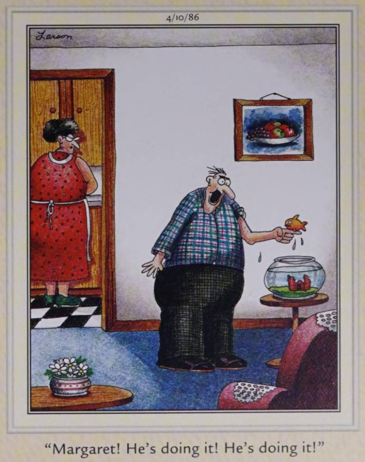 10 Hilarious Far Side Comics About Our Pets