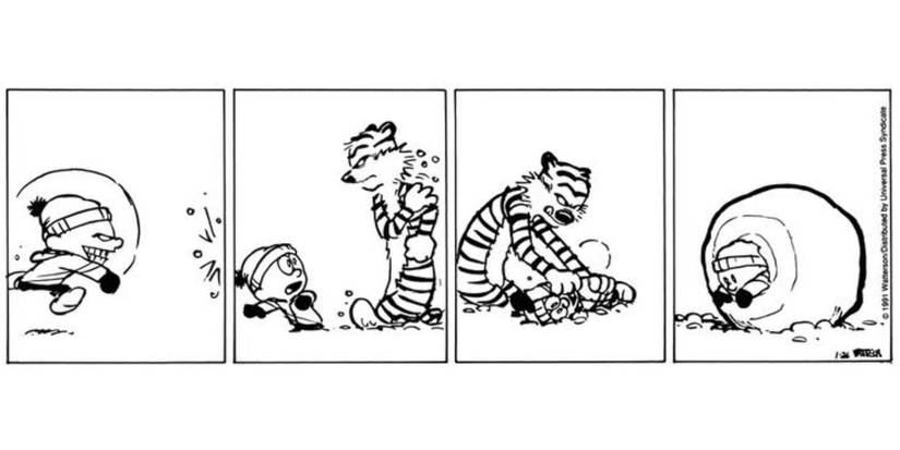 15 Best Calvin and Hobbes Strips Without Words