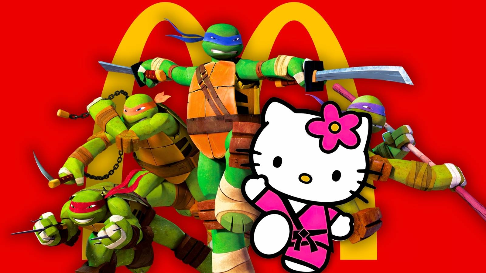 McDonald's Brings Hello Kitty & TMNT Crossover Happy Meal Toys to U.S ...