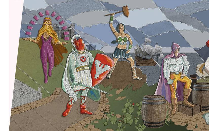 Every Hero Teased by James Gunn in Superman's Hall of Justice Mural