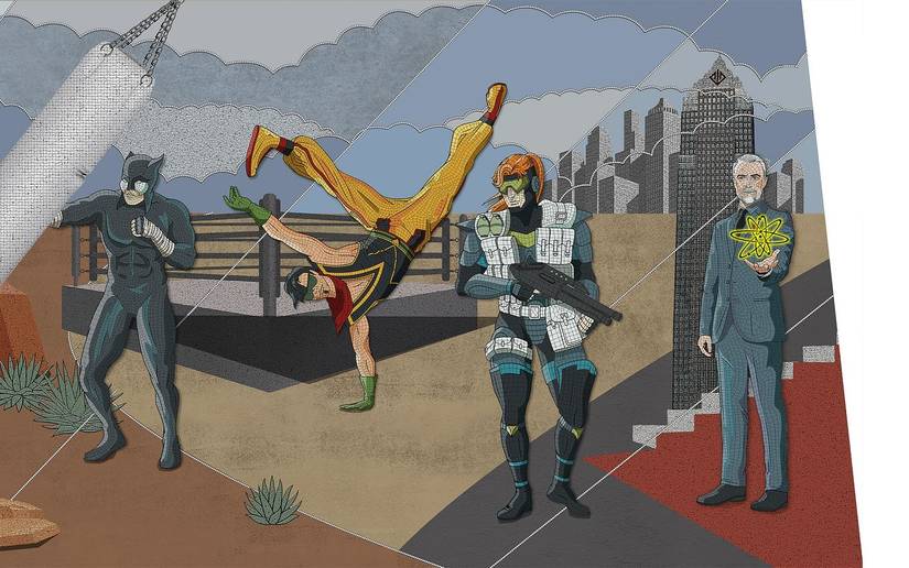 Every Hero Teased by James Gunn in Superman's Hall of Justice Mural