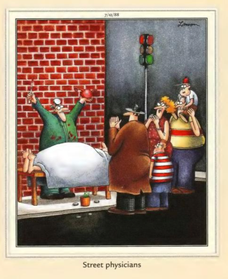 The 10 Funniest Far Side Comics Featuring Doctors