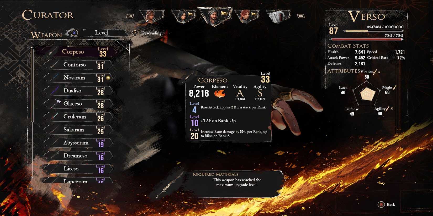 Clair Obscur: 10 Strongest Weapons You'll Want to Level Up ASAP, Ranked