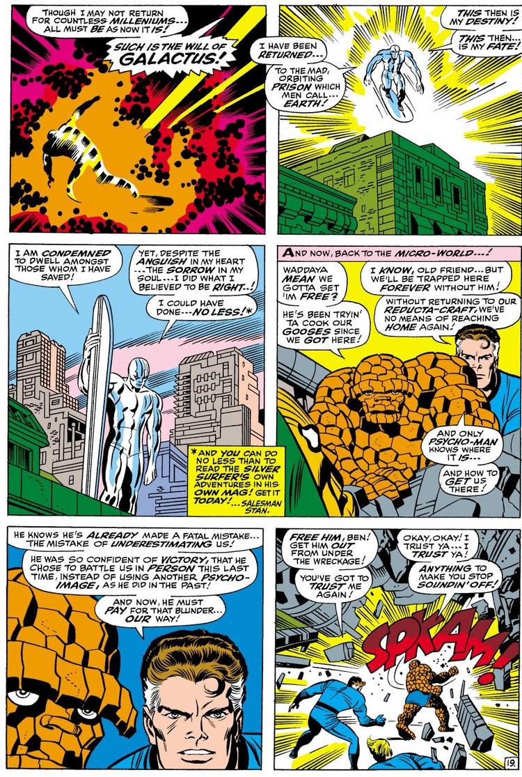 The Biggest Change Stan Lee Made to Silver Surfer's Original Origin Story