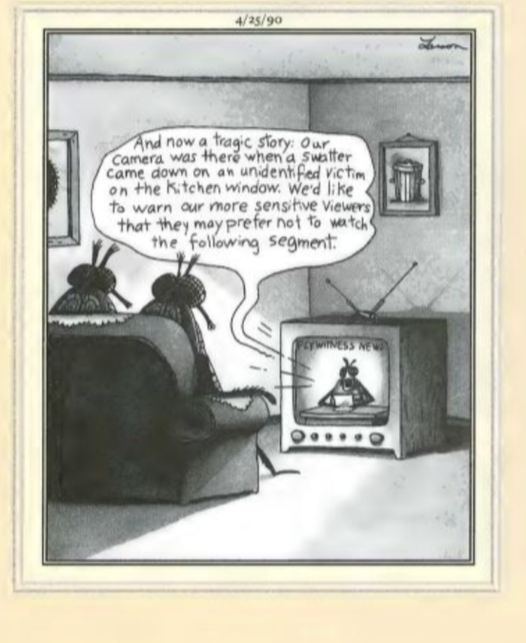 10 Funniest Far Side Comics featuring Flies, Ranked