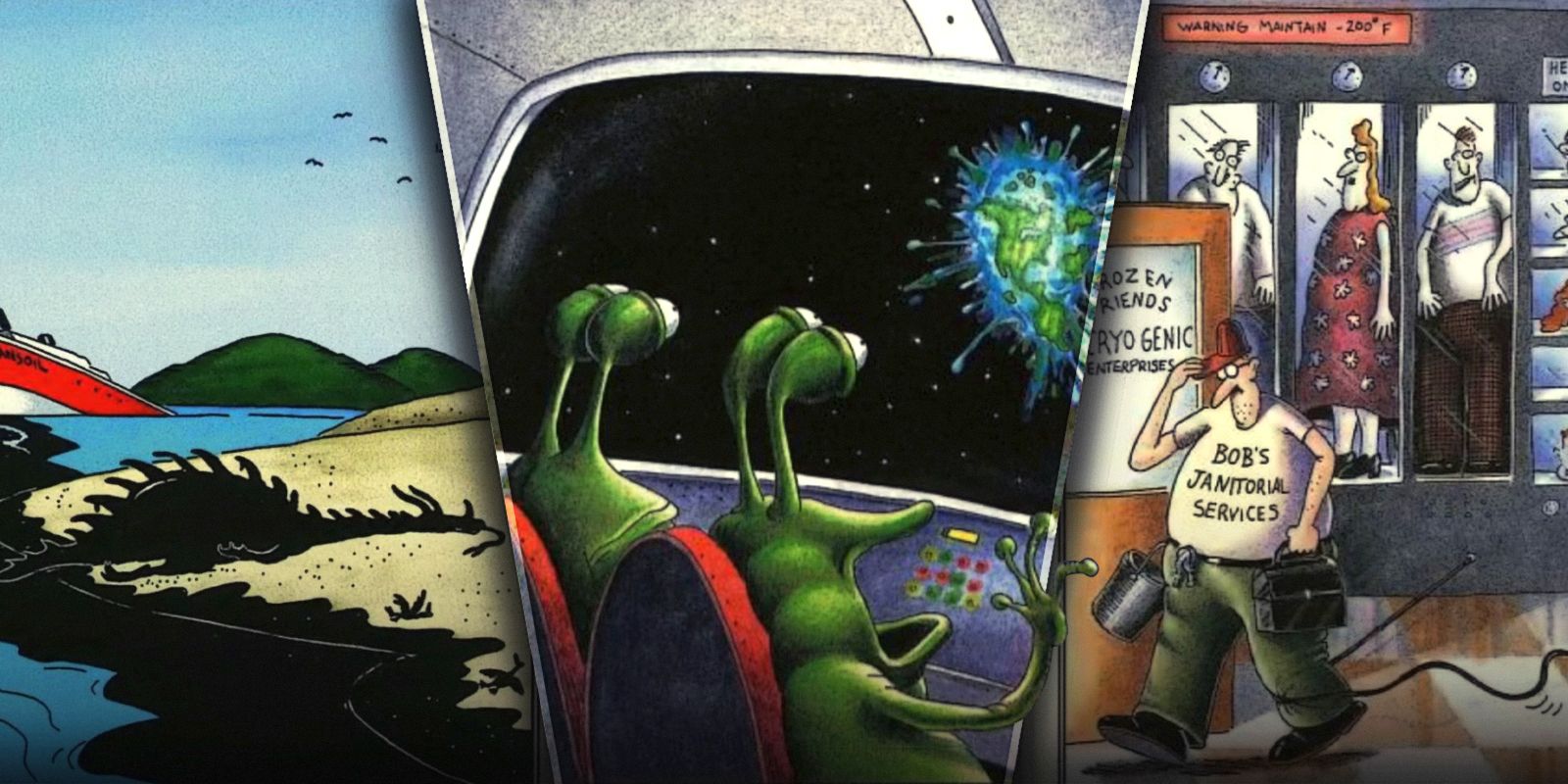 10 Funniest Far Side Comics featuring Penguins, Ranked