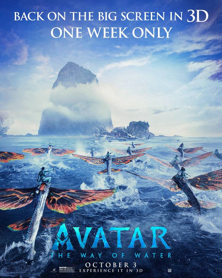 Avatar: The Way of Water's Theatrical Re-Release Reportedly Includes ...