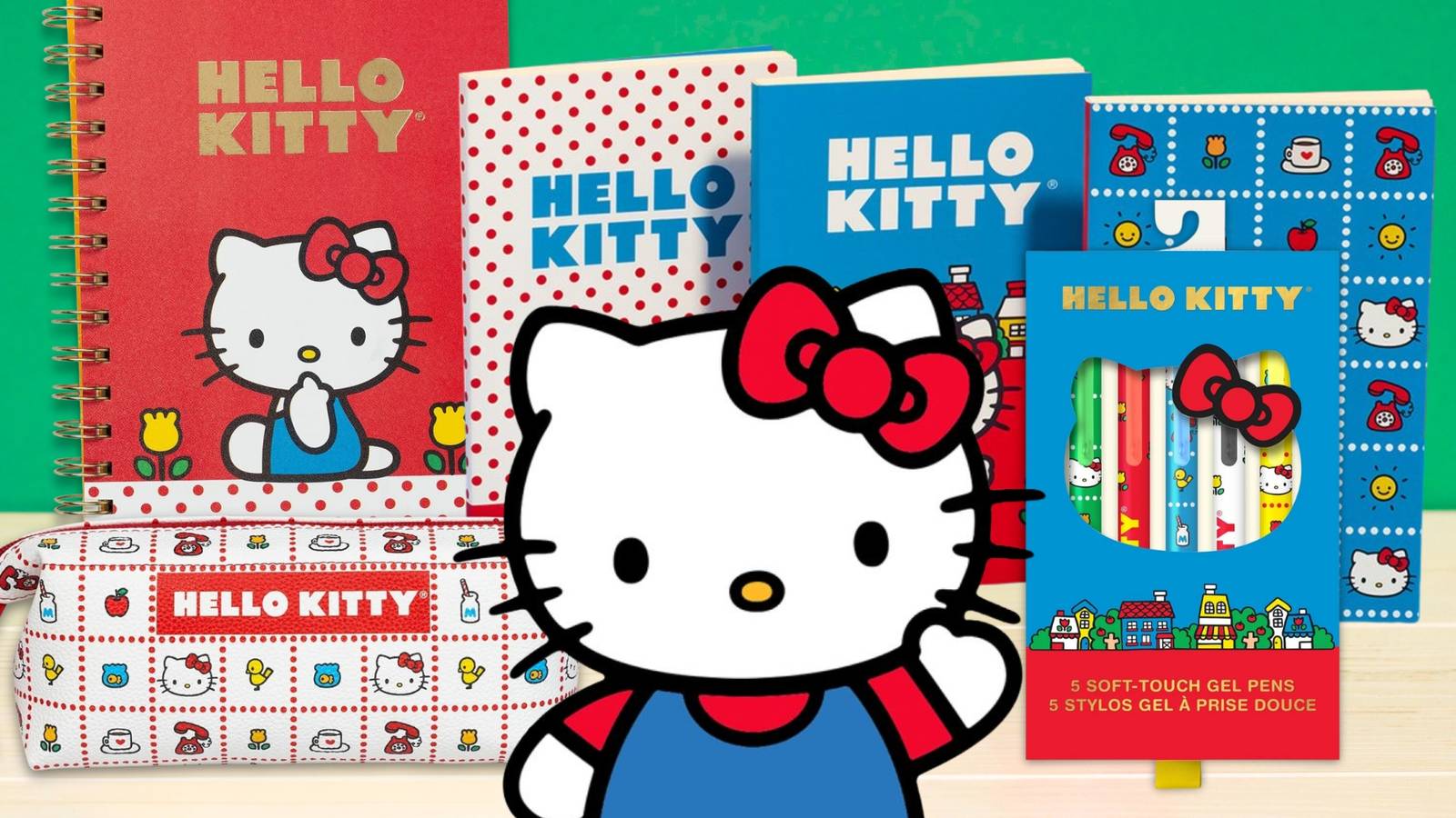 Sanrio's Hello Kitty Returns to the '70s for New 'Retro Red' Stationery ...