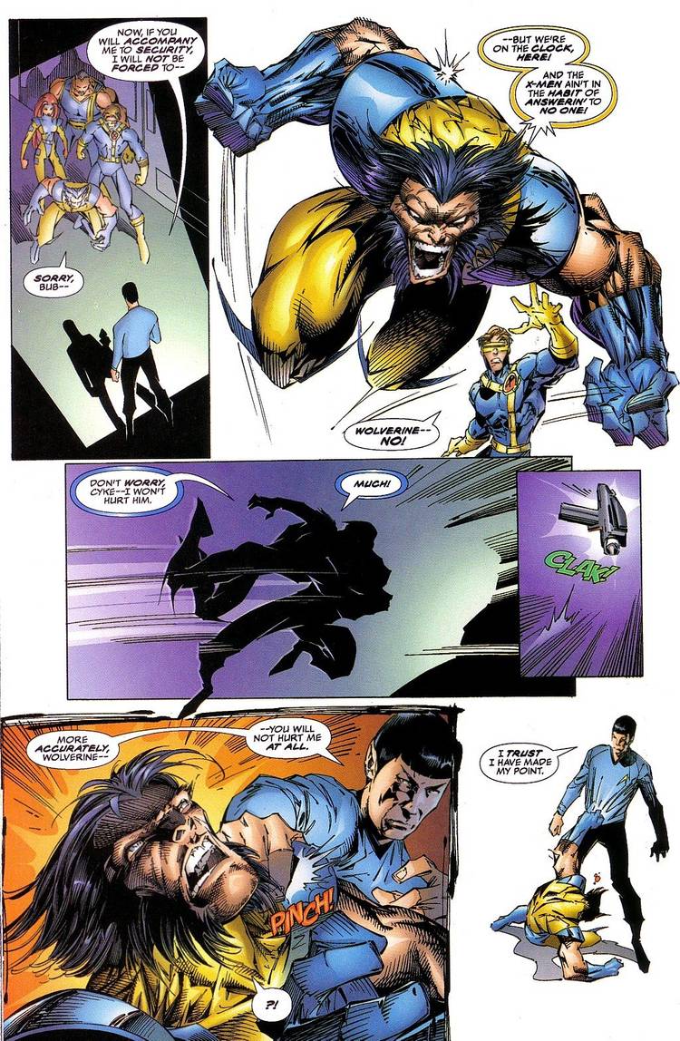 29 Years Ago, Star Trek Crossed Over With the X-Men, And You Won't ...