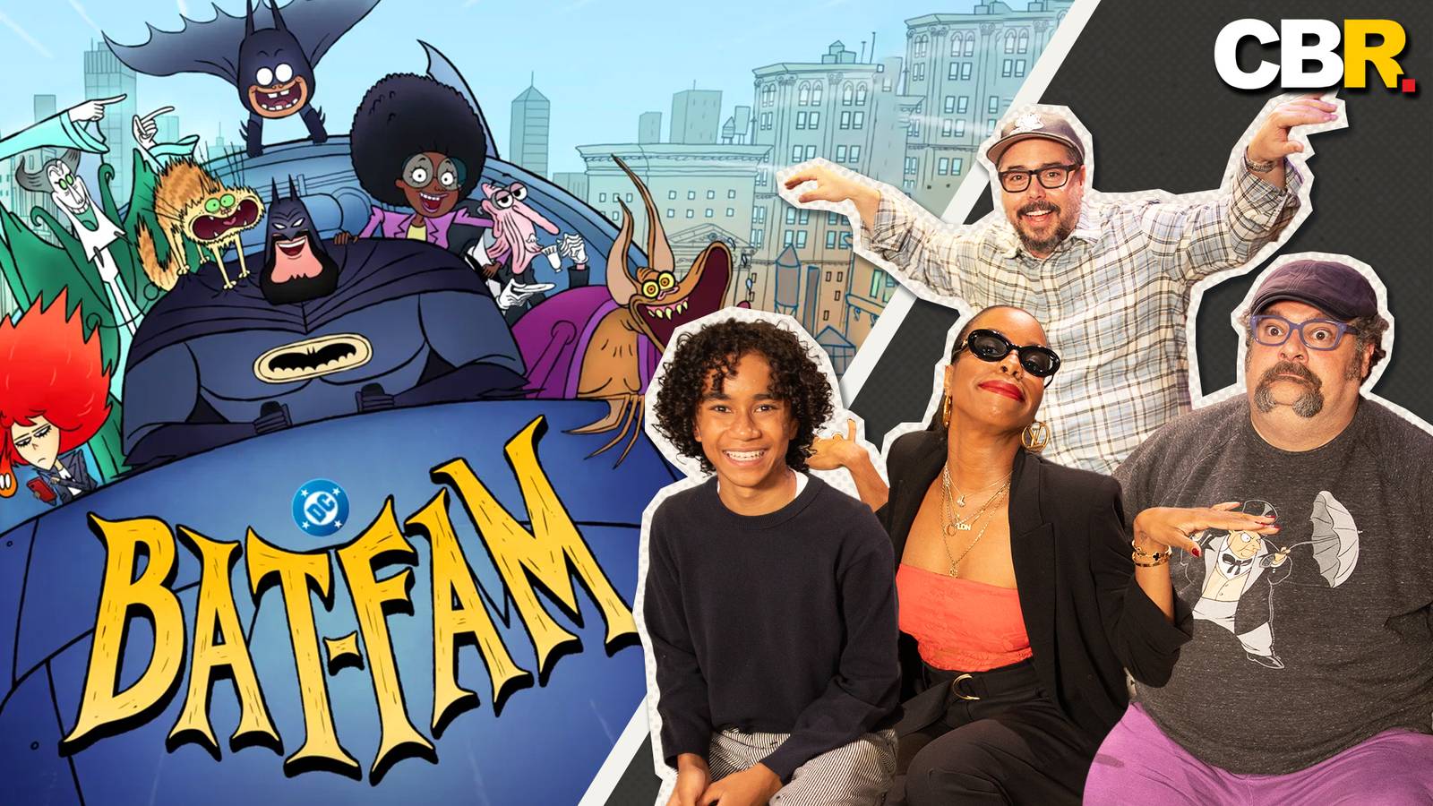 Talking Batman and Tiny Tom Waits with the Cast & Creator of Bat-Fam