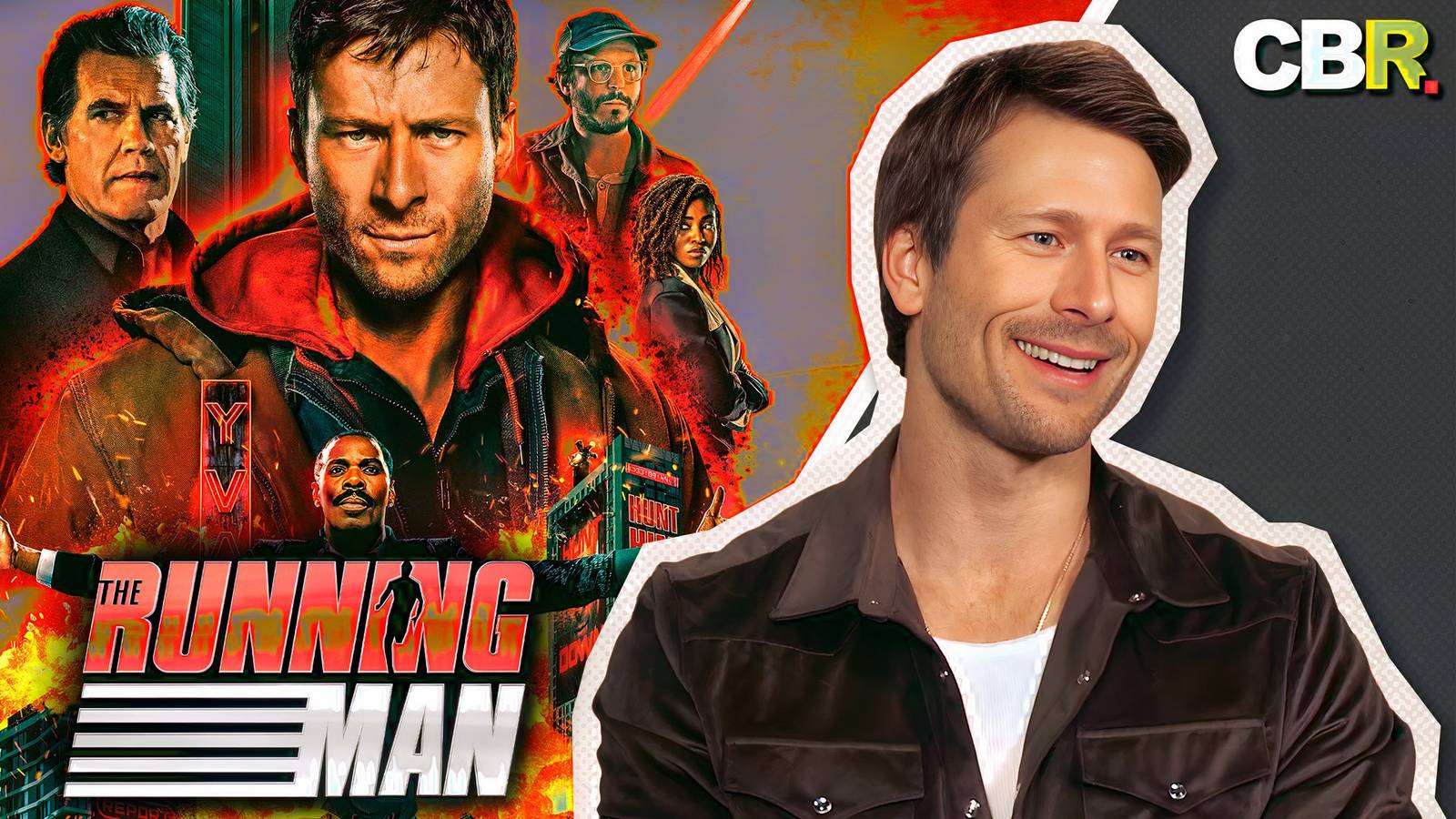 The Running Man | Glenn Powell Talks Arnold Unexpected Confession ...