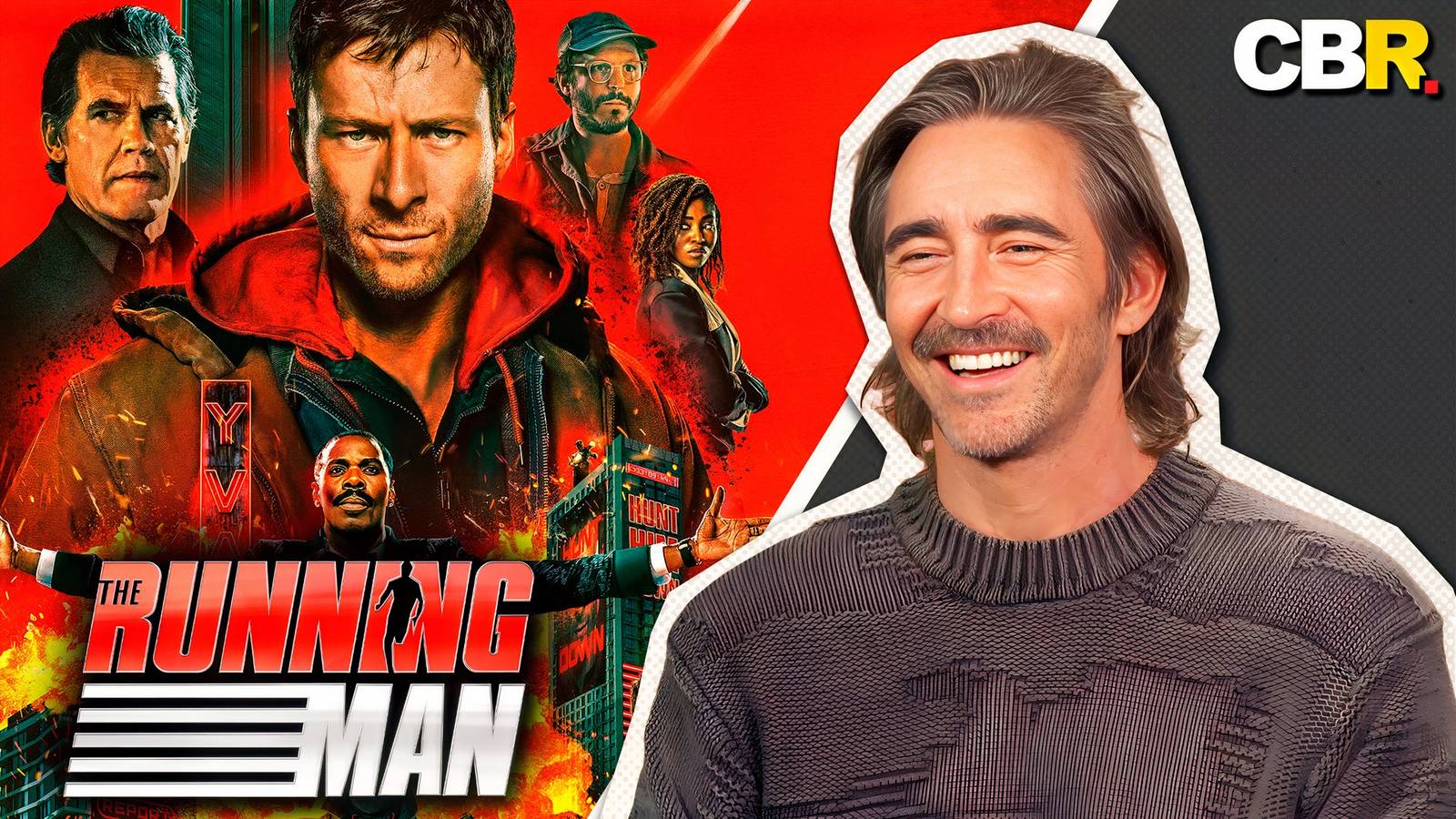 Lee Pace Talks Edgar Wright, Villains & Dirty Errands in The Running Man