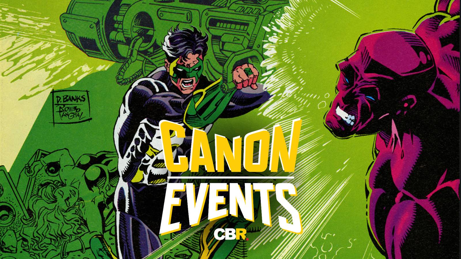 Canon Events: Kyle Rayner's Green Lantern Debut Used a Dark and Tired ...
