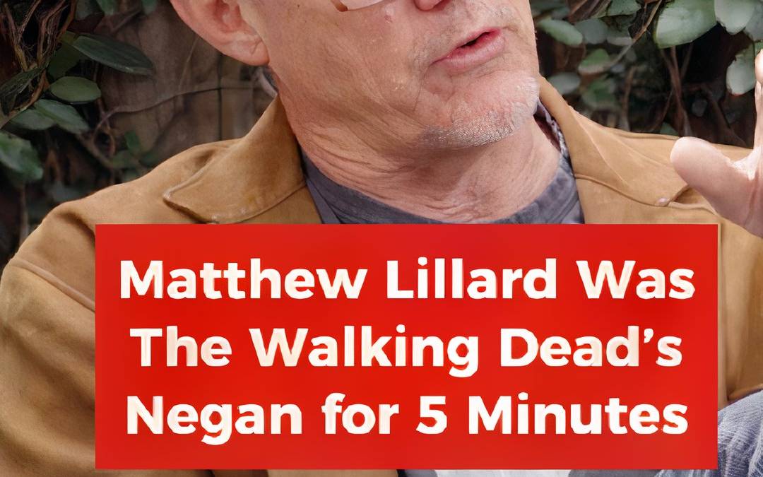 Matthew Lillard Was Negan on Walking Dead for Five Minutes