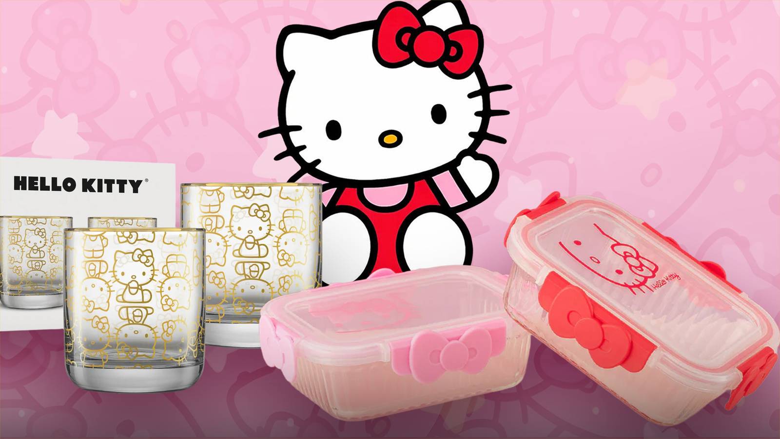 Sanrio Reveals New Hello Kitty Glassware Collection in Unique ...