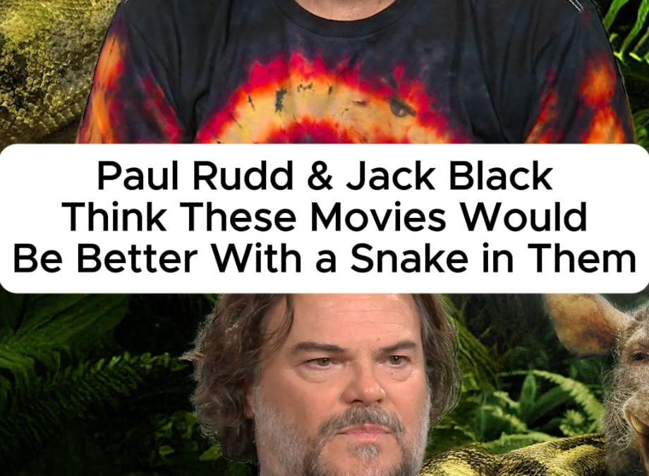 Paul Rudd thinks the Godfather would be improved by a giant snake