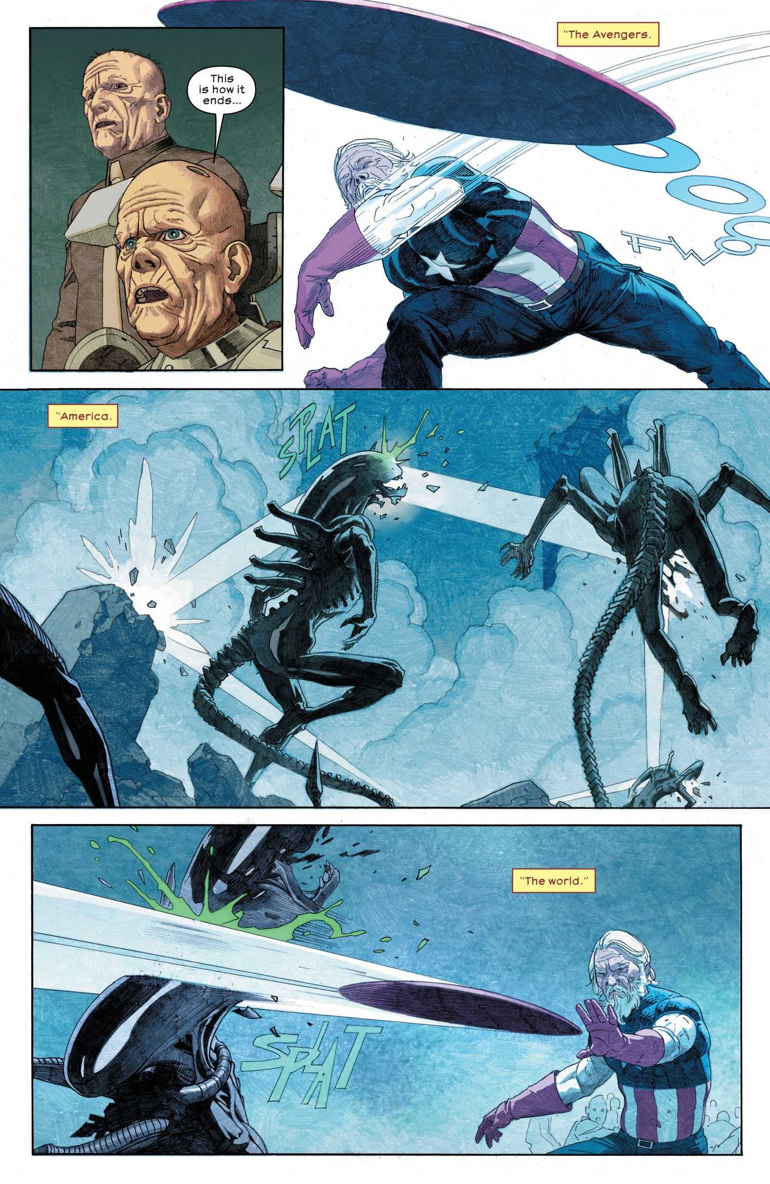 Can Captain America's Shield Resist Xenomorph Acid?