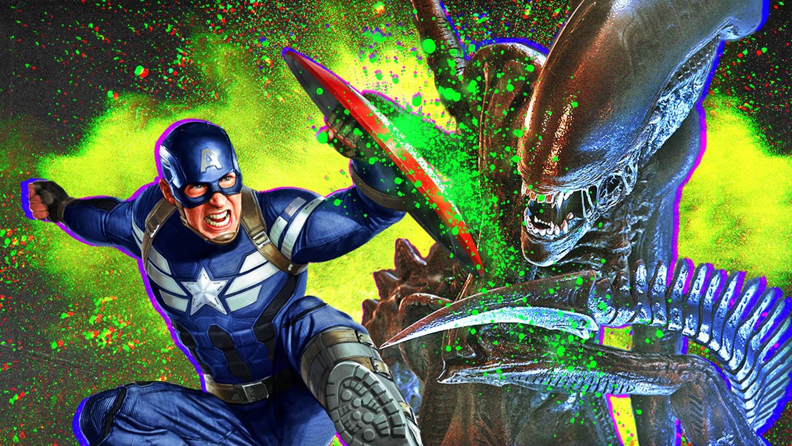 Can Captain America's Shield Resist Xenomorph Acid?