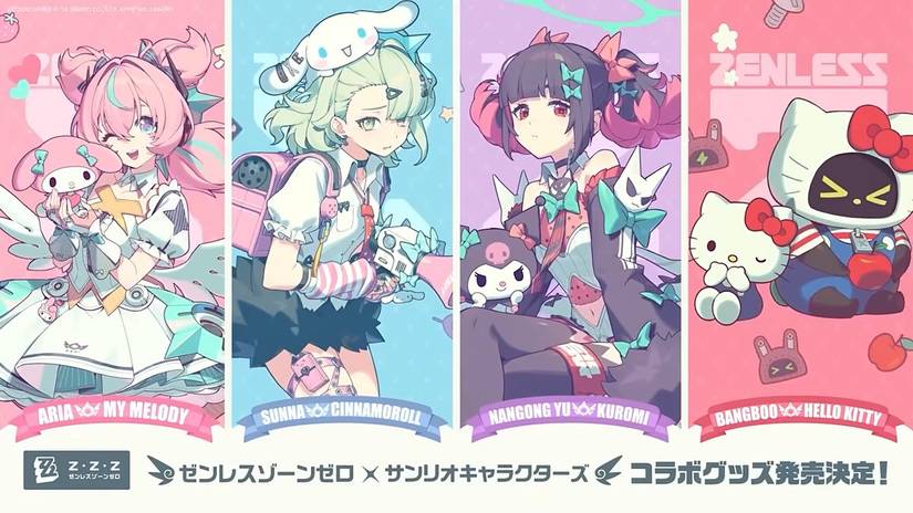 Hello Kitty’s Sanrio Reveals Official Magical Girls Collab With ZZZ