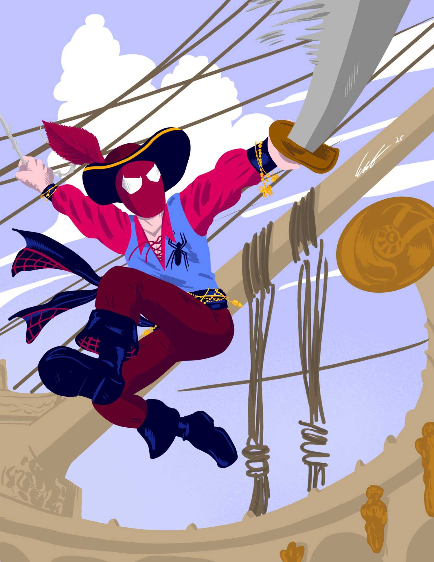 What If Spider-Man Was a Pirate?